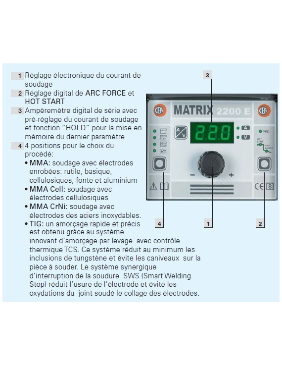 Onduleur CEA Matrix 2200E - 230 Volts monophasé